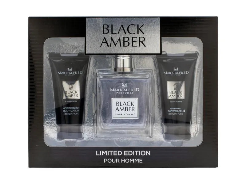 Mark Alfred Black Amber EDP For Men Set | V Brand Gallery