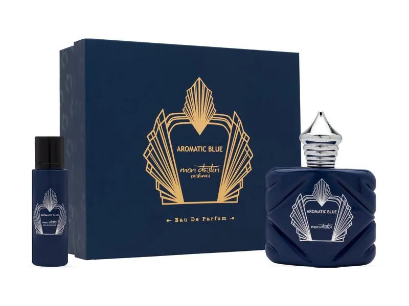 Mon Destin Aromatic Blue EDP For Men Set | V Brand Gallery